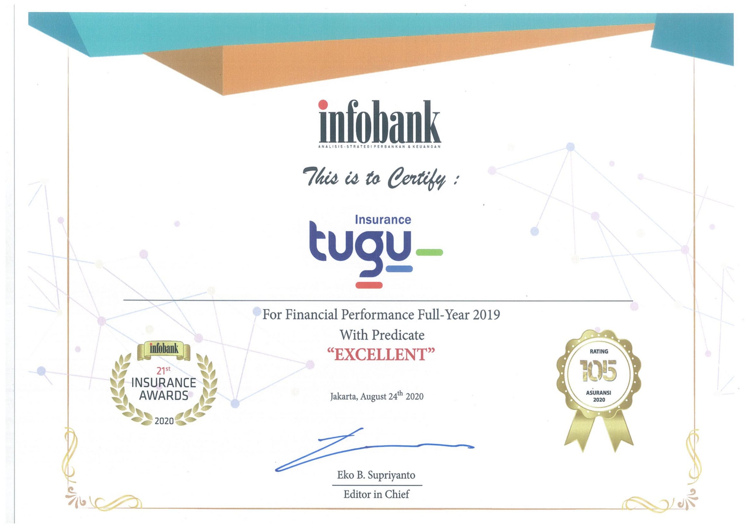 Tugu Insurance Berhasil Meraih Golden Trophy Pada Infobank Insurance ...